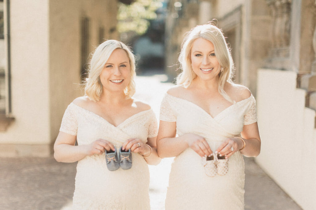 Dallas Lifestyle Photographer | Barbara & Emily | Sister Maternity Session