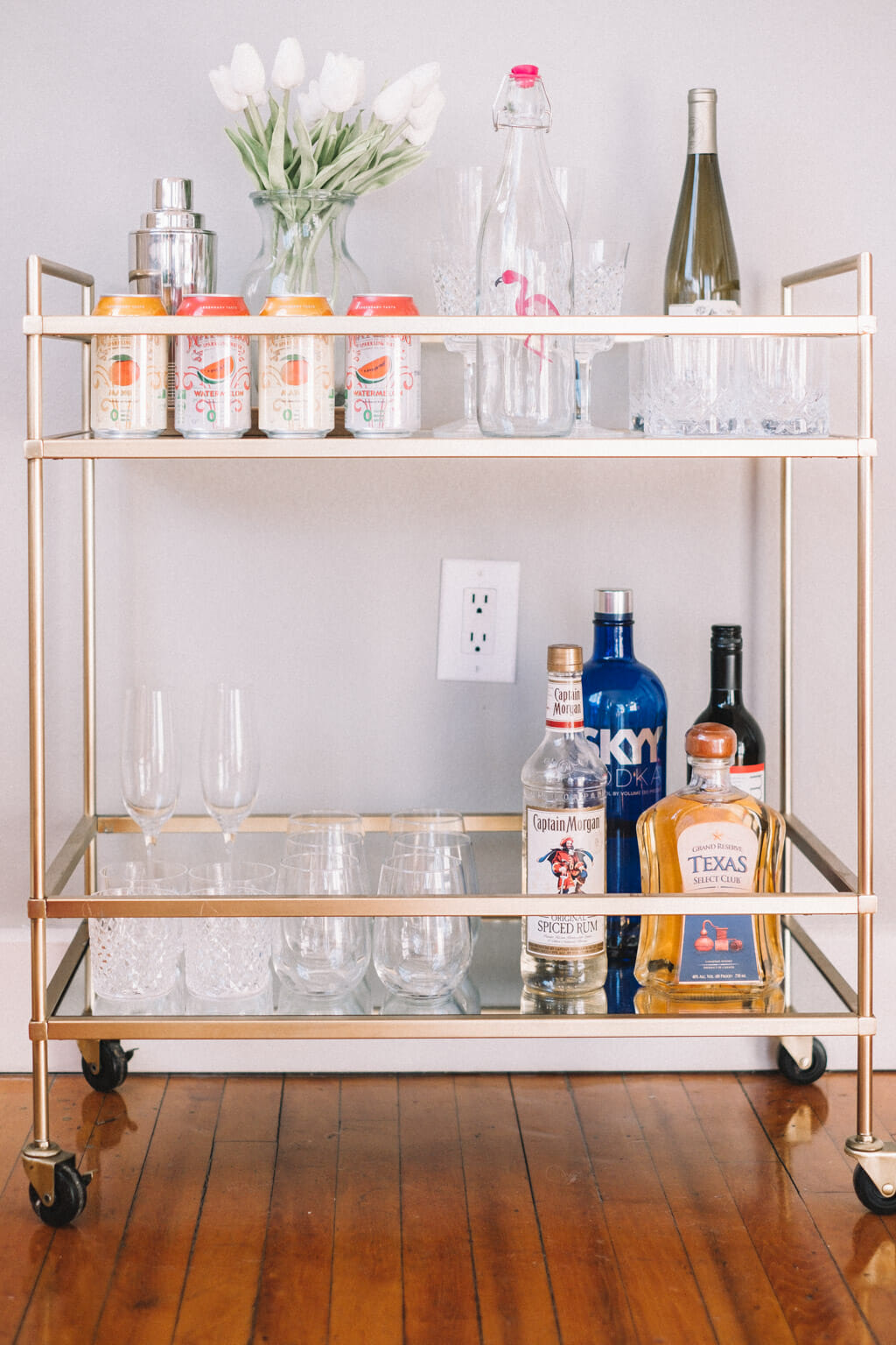 How to Style a Bar Cart for Summer